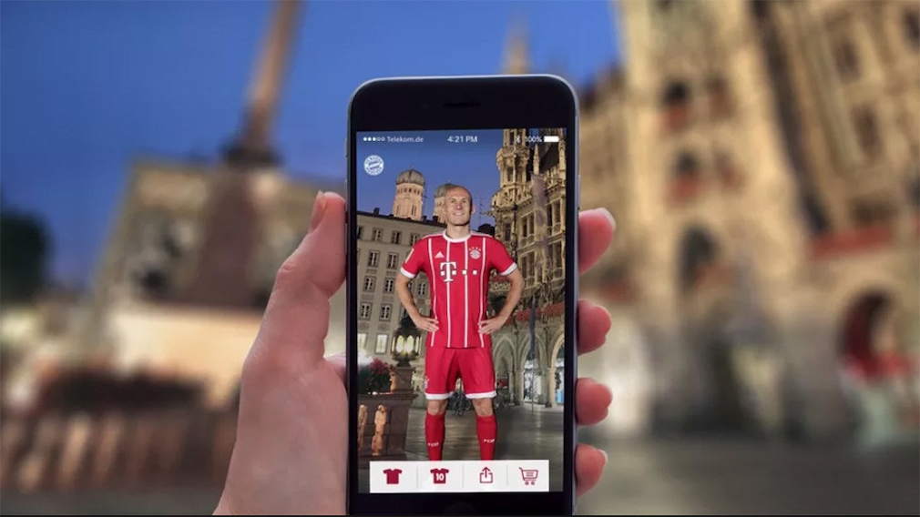 FC Bayern: Neue AR-Funktion in FCB-App - COMPUTER BILD