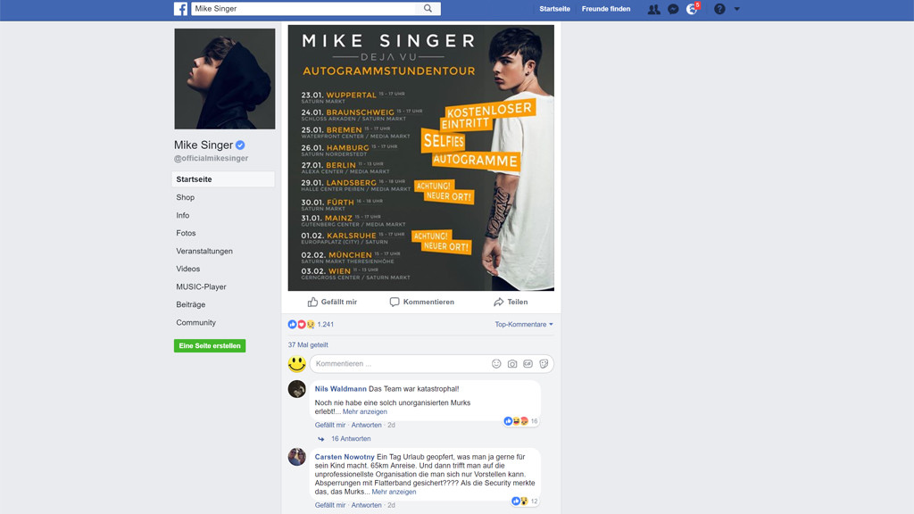 Massenansturm: YouTuber Mike Singer sagt PR-Tour ab - COMPUTER BILD