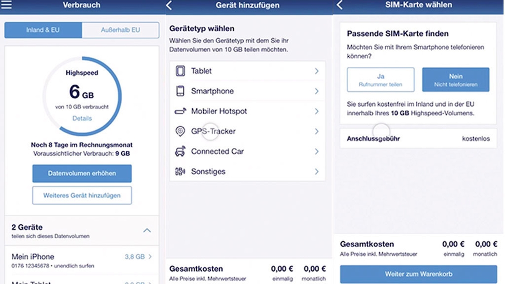 O2 Free Connect im Detail - COMPUTER BILD