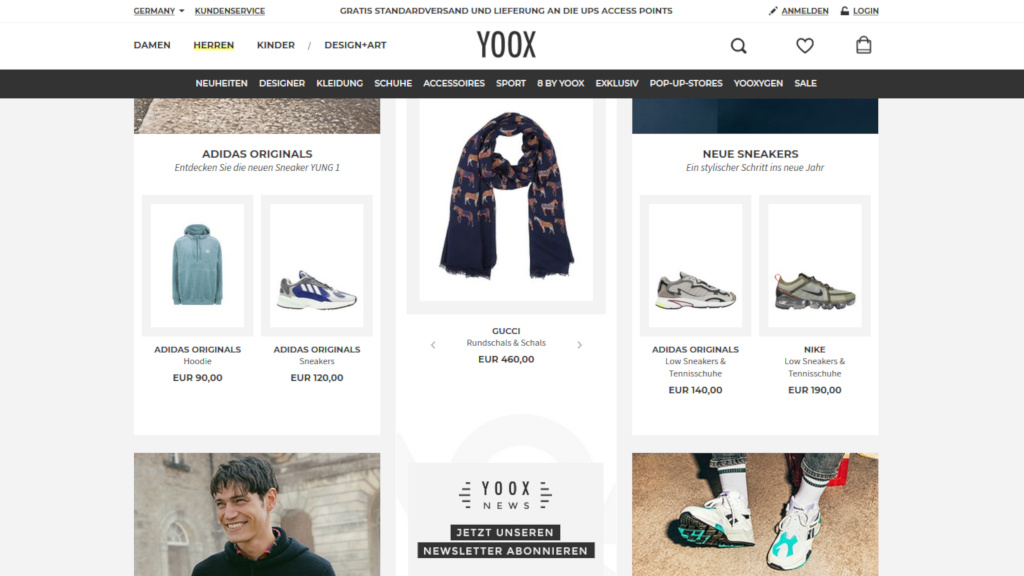 Yoox: Sale-Aktion mit Extra-Rabatt - COMPUTER BILD