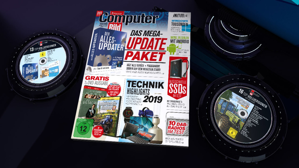 Heftvorschau: Das bietet die COMPUTER BILD 3/2019