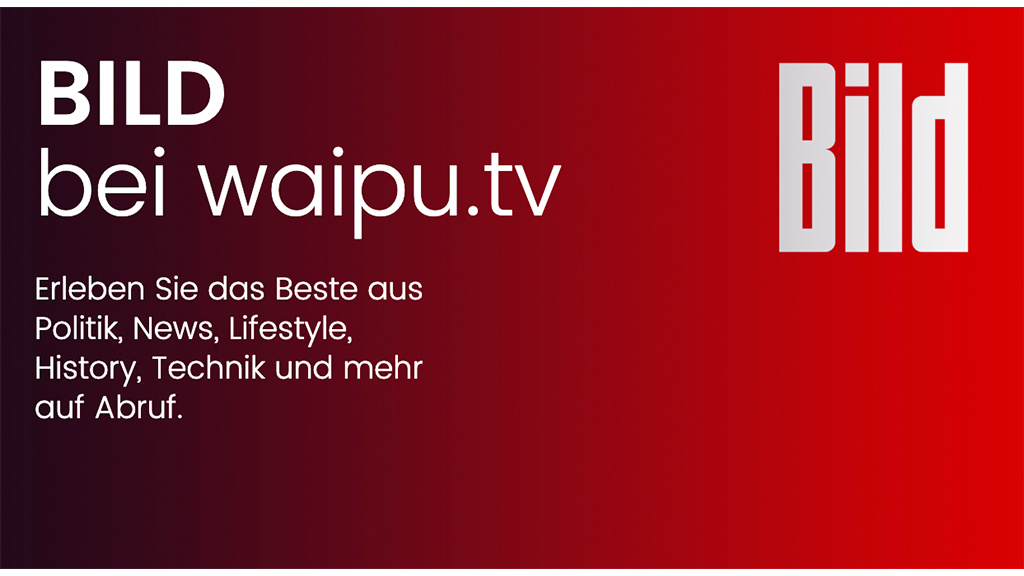 BILD im Fernsehen mit eigenem Kanal auf waipu.tv - COMPUTER BILD