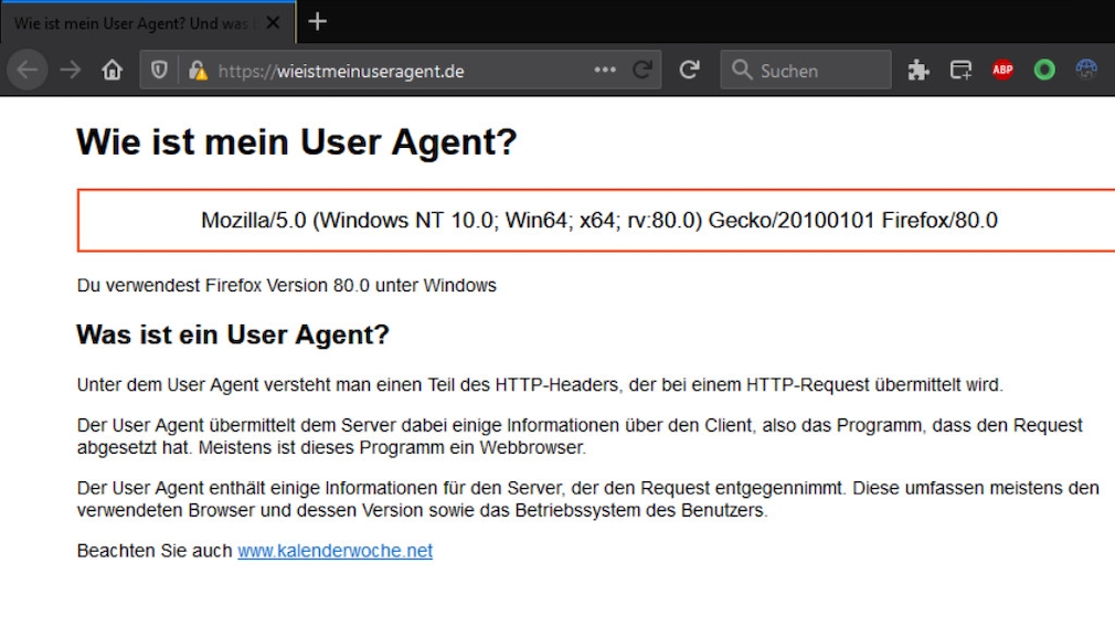 Firefox und Chrome: User Agent auslesen und ändern - COMPUTER BILD