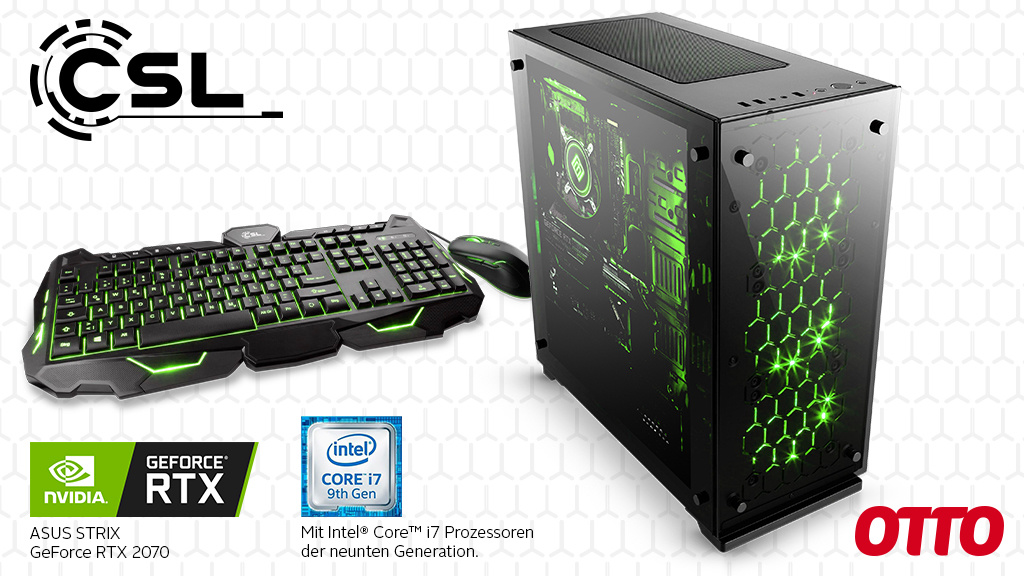 ASUS Gaming-PC mit drei Gratis-Spielen bei Otto - COMPUTER BILD