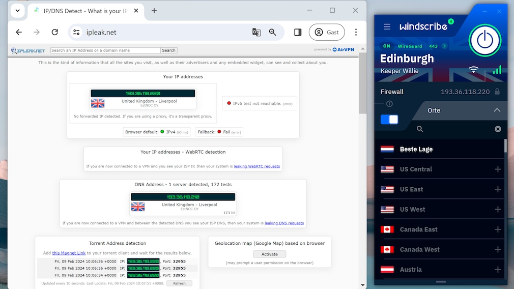 Windscribe im Test: Privatsphäre-Dienst aus Kanada - COMPUTER BILD