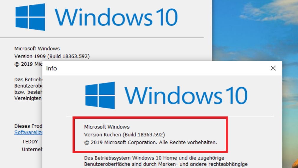 Windows 10: Versionsnummer ändern per Registry - COMPUTER BILD