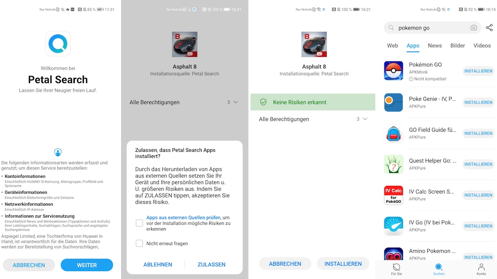 Huawei App Store: App-Suche, App-Verfügbarkeit - COMPUTER BILD