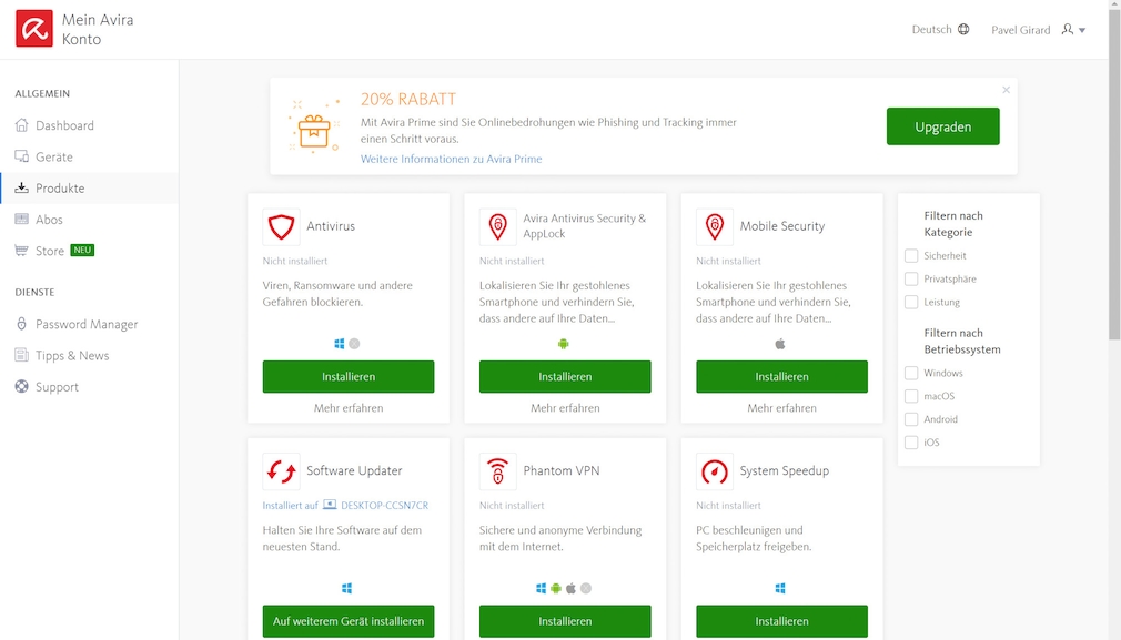 Avira-Log-in: So starten Sie durch im Virenschutz! - COMPUTER BILD