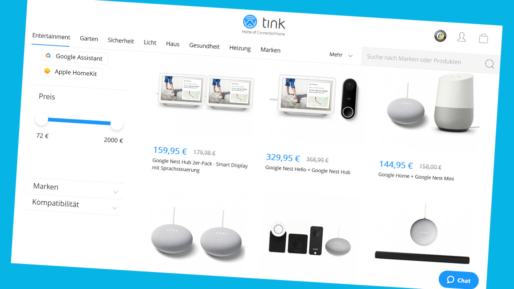 Tink: Google Nest- und Home-Bundles günstiger - COMPUTER BILD