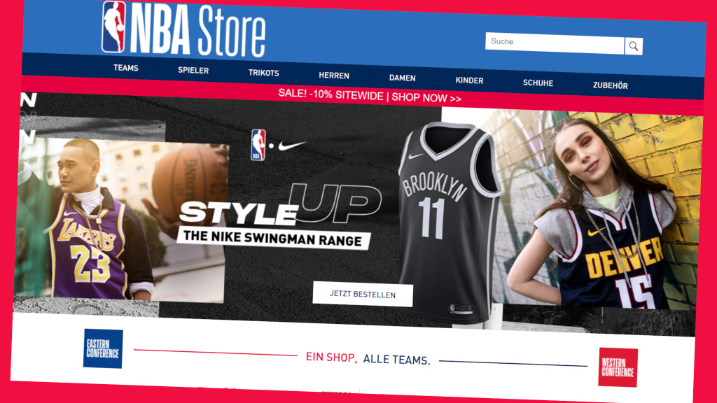 NBA Store: Online-Sale mit bis zu 40 Prozent Ersparnis - COMPUTER BILD