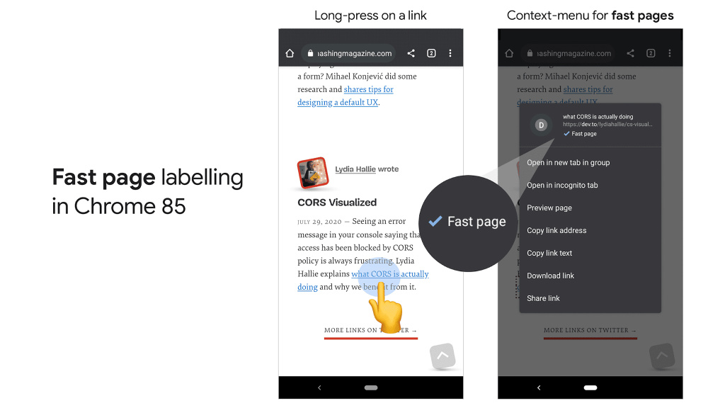 Chrome 85 Beta: Neue Funktion kennzeichnet "gute" Websites - COMPUTER BILD