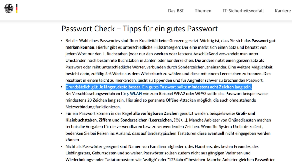 Ratgeber: Das perfekte Passwort erstellen - COMPUTER BILD