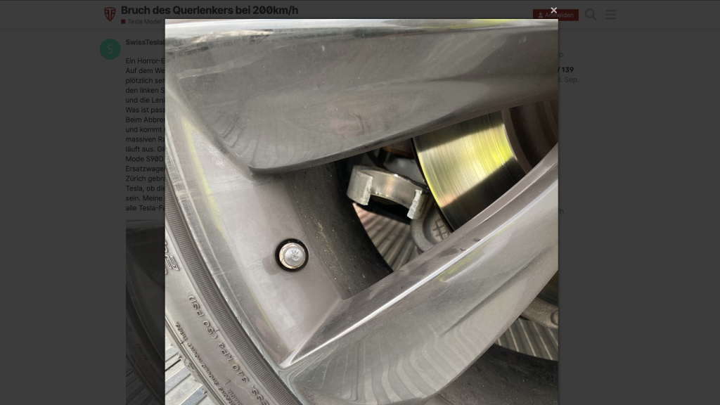 Tesla Model S: Querlenker bei 200 km/h gebrochen - COMPUTER BILD