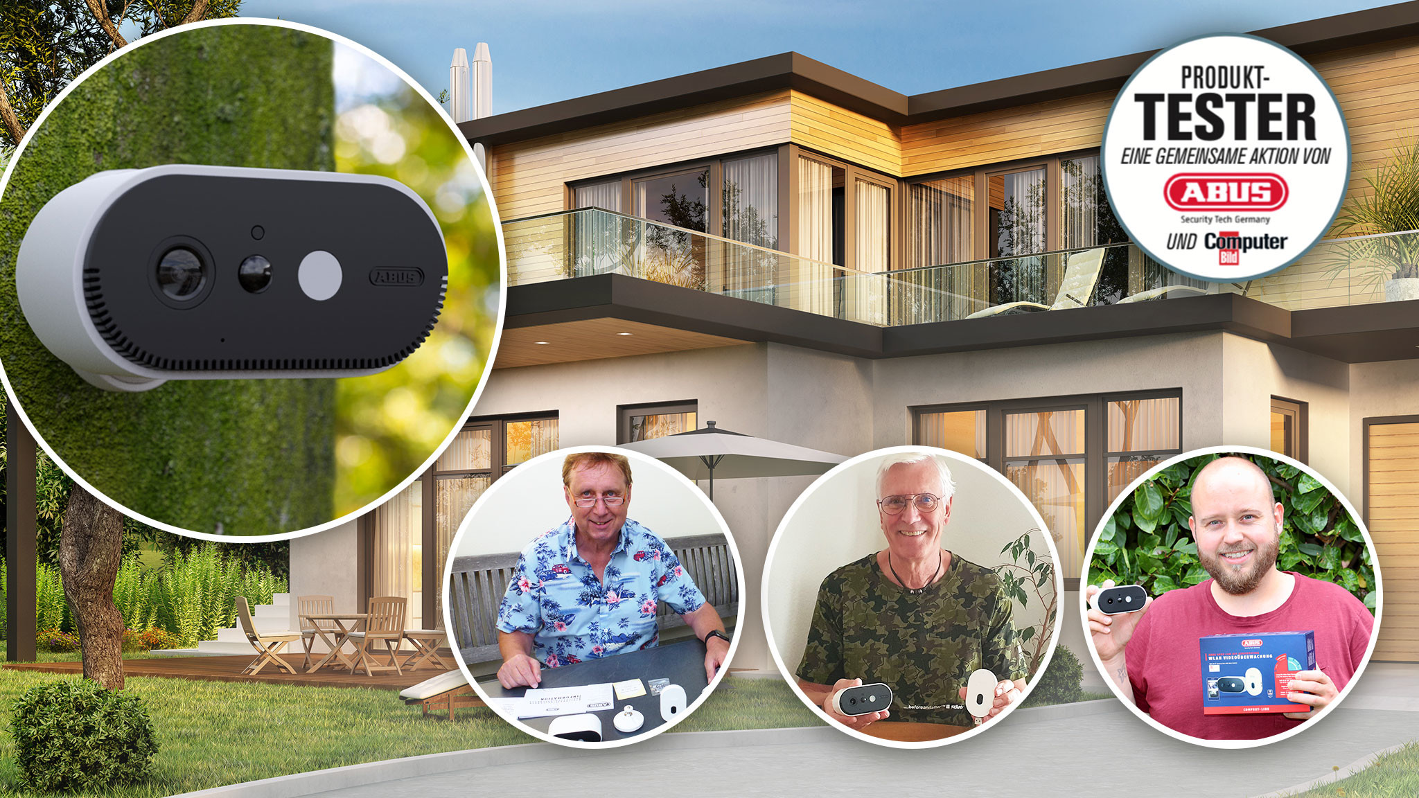 Die Ergebnisse: Abus Akku Cam im Lesertest - COMPUTER BILD