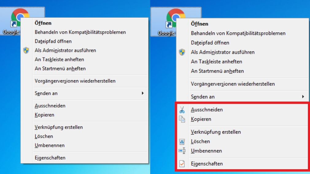 Windows: Kontextmenü-Icons hinzufügen für "Eigenschaften" & Co ...