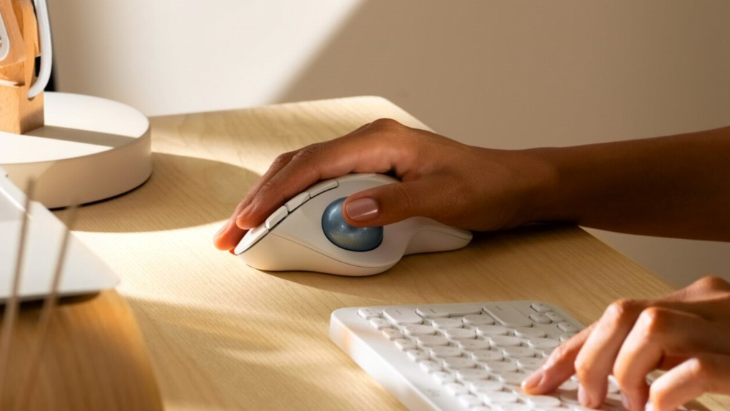 Logitech Trackball Ergo M575: Kabellose Maus mit Daumensteuerung ...