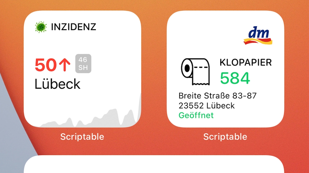 Eigenbau-Widgets für iOS 14 im Überblick: Klopapier & Co. - COMPUTER BILD