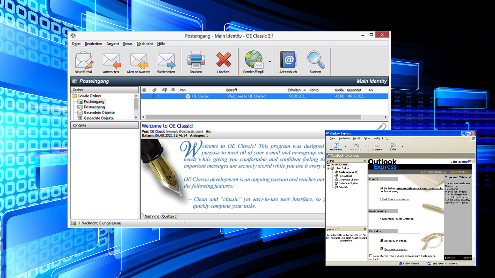 Outlook Express unter Windows 10/11 nutzen: OE Classic hilft - COMPUTER ...