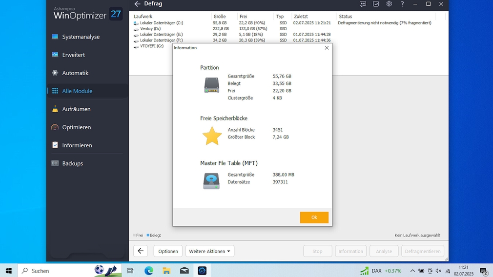 Gratis laden: Ashampoo WinOptimizer 27 als Vollversion - COMPUTER BILD