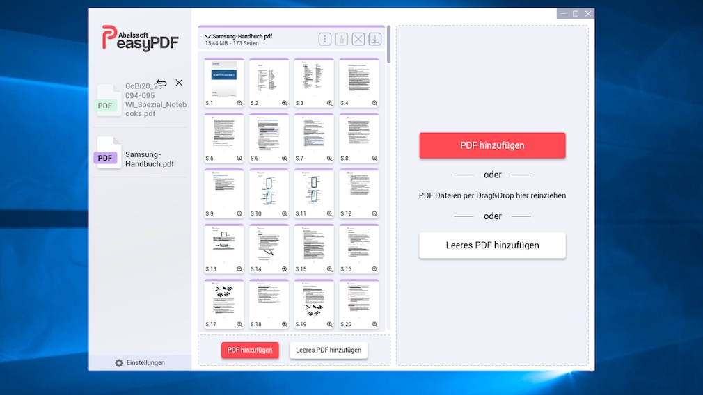 Vollversion gratis: EasyPDF – PDFs zusammenfügen - COMPUTER BILD