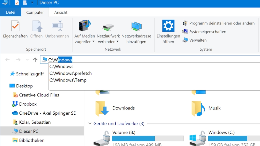 Windows 10: Registry-Tweaks für den Ausführen-Dialog - COMPUTER BILD
