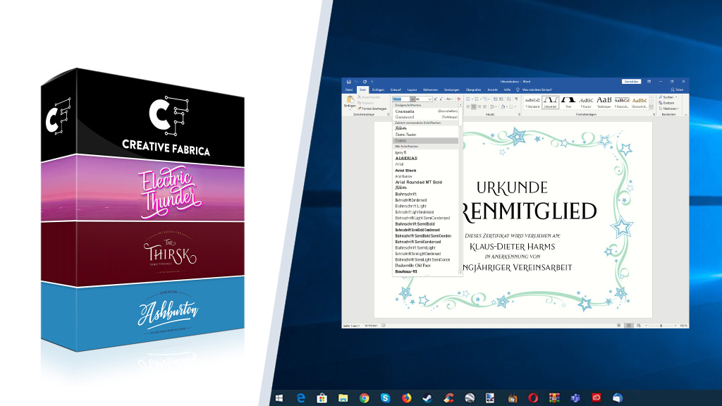 Creative Fabrica: 3 Premium-Schriften für die Textverarbeitung ...