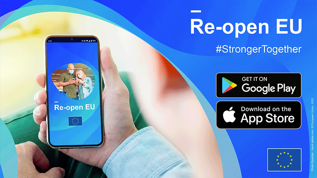 Re-open EU: Corona-App der Europäischen Union jetzt verfügbar ...