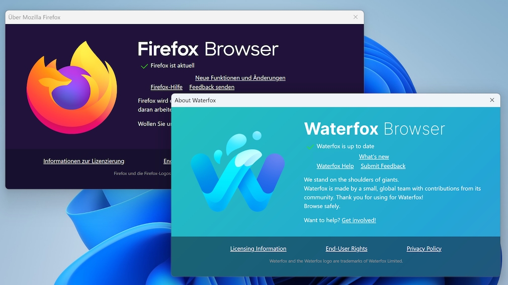 Firefox vs. Waterfox - COMPUTER BILD