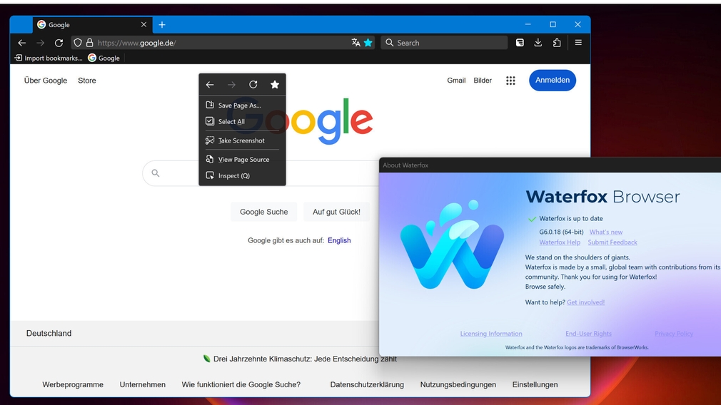 Firefox vs. Waterfox: Was leistet der Waterfox? - COMPUTER BILD