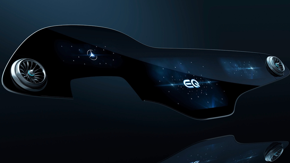 Mercedes: E-Limo EQS protzt mit Riesen-Display MBUX Hyperscreen ...