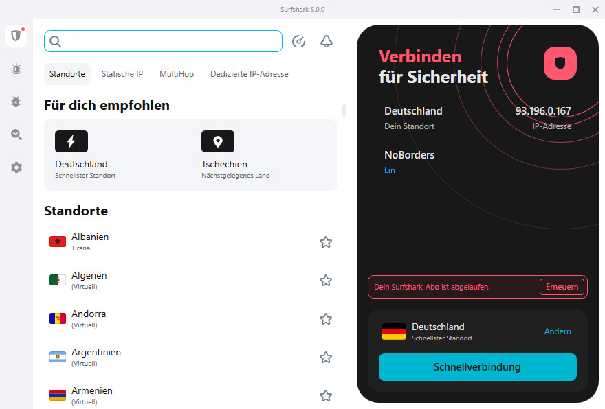 Surfshark VPN - Download - COMPUTER BILD