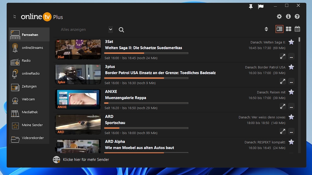 Fernsehen am PC mit einer Vollversion: onlineTV 20 Plus - COMPUTER BILD