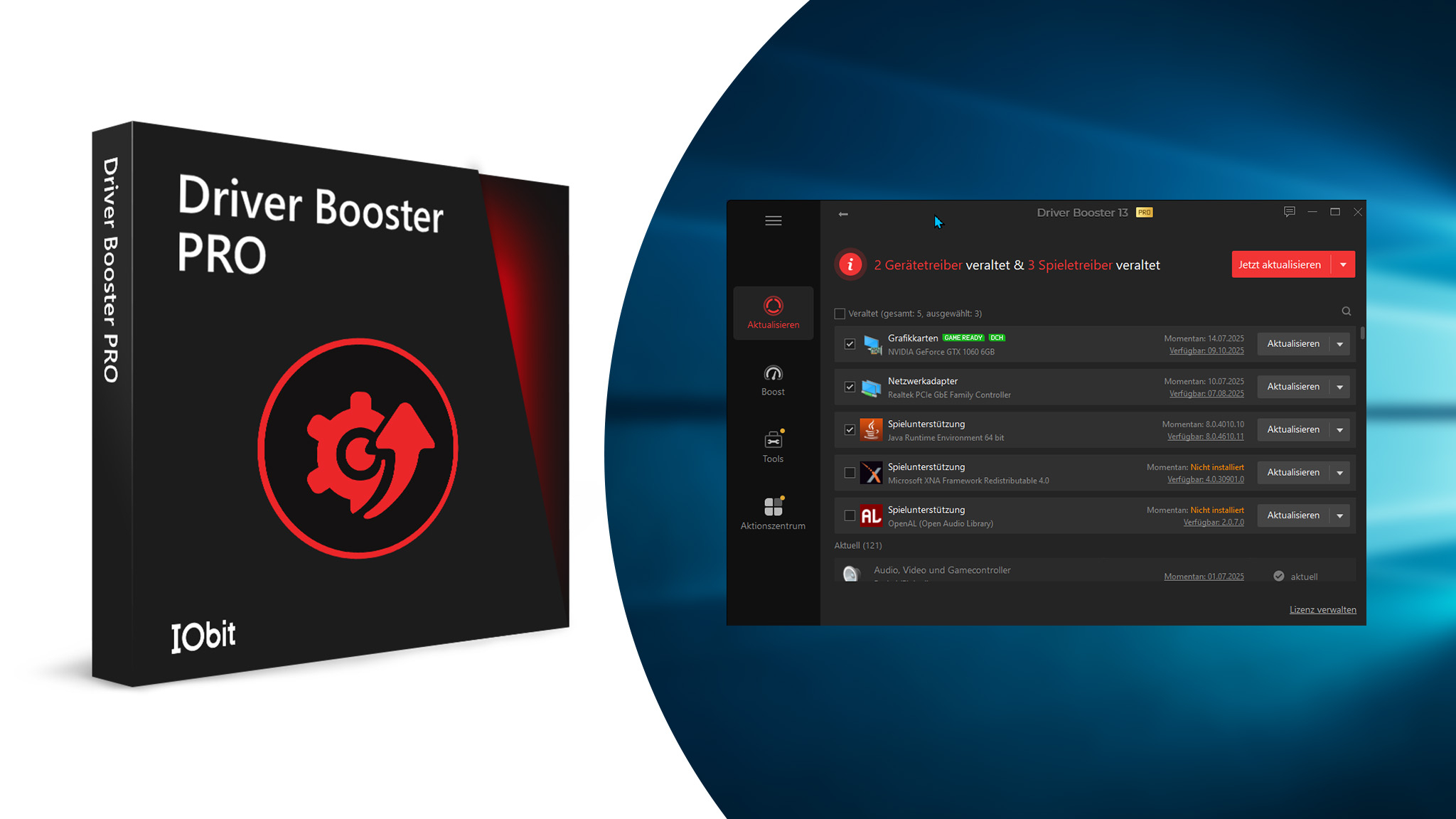 Driver Booster Pro: Key für Gratis-Vollversion zum Download - COMPUTER BILD