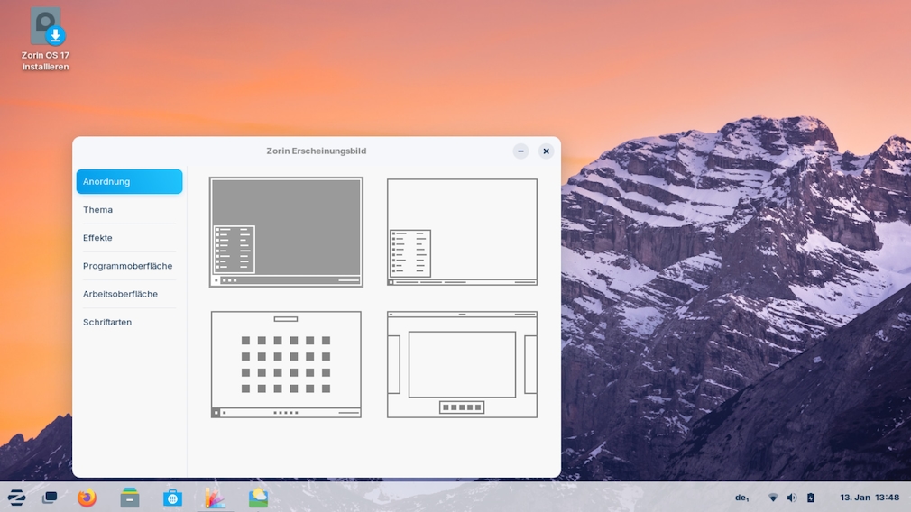 Linux statt Windows 11: Dieses Linux zentriert die Taskbar-Icons ...