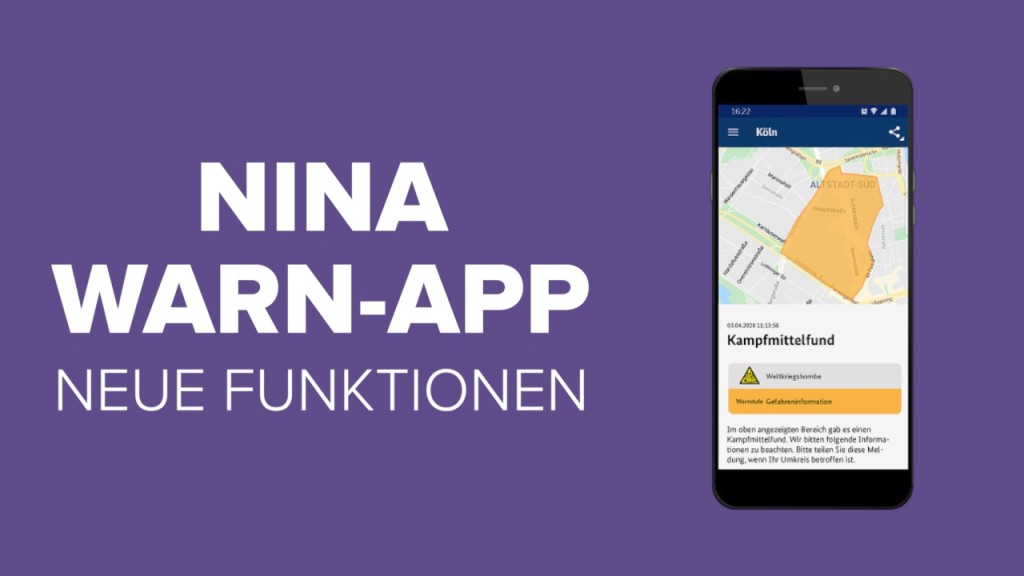 NINA Warn-App: Neue Funktionen für iOS - COMPUTER BILD