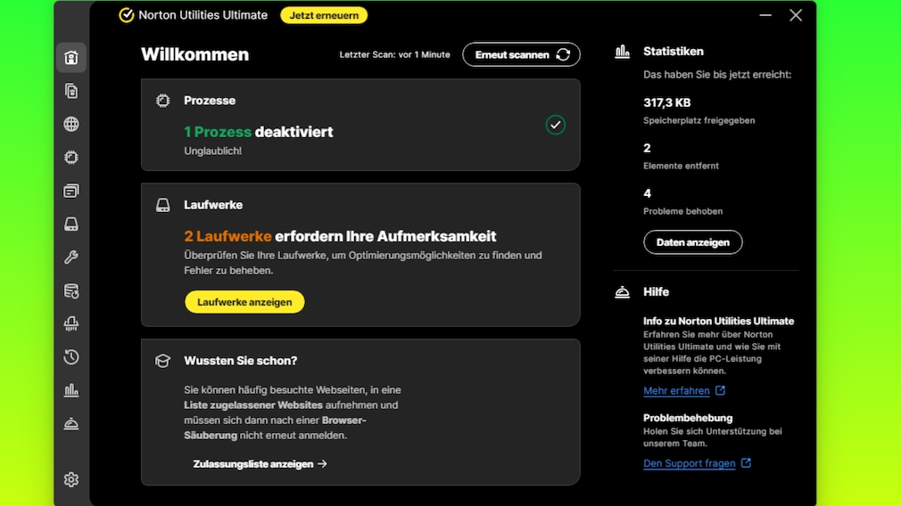 Norton Utilities im Test 2024: Unsere Erfahrungen - COMPUTER BILD