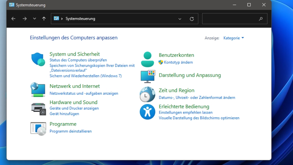 Windows 10/11: Systemsteuerung öffnen – so gehen Sie vor - COMPUTER BILD