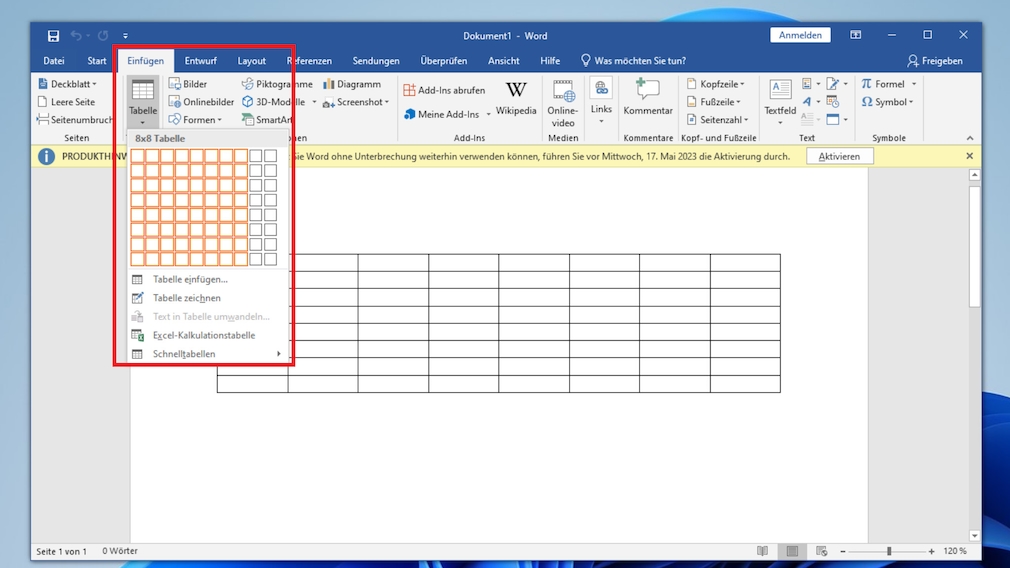Excel Tabelle In Word Einfgen So Geht39s WoT WMF Excel In Word