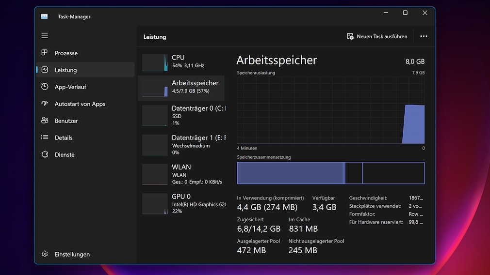 RAM-Auslastung anzeigen: So gehen Sie vor - COMPUTER BILD