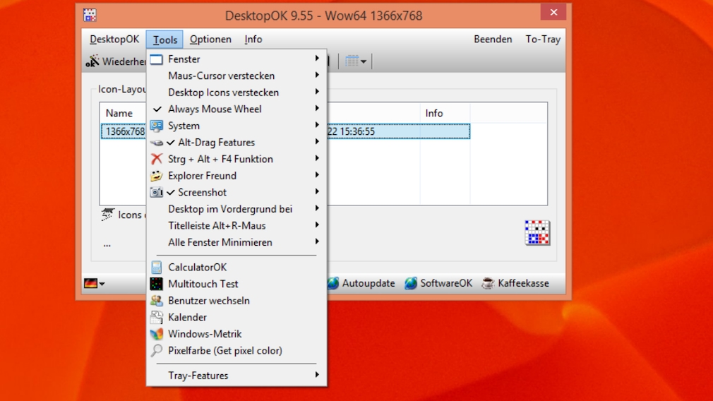 Windows-Desktop-Symbole sichern: DesktopOK macht es möglich - COMPUTER BILD