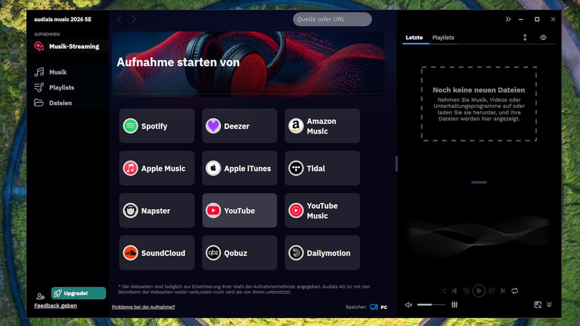 Gratis: Audials Music 2026 – Spotify und YouTube aufzeichnen - COMPUTER ...