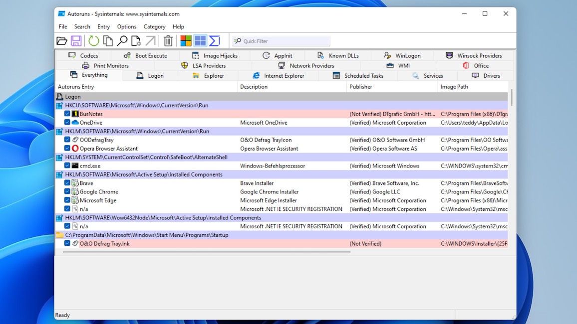 Sysinternals Suite: Tutorial zur Windows-Software - COMPUTER BILD