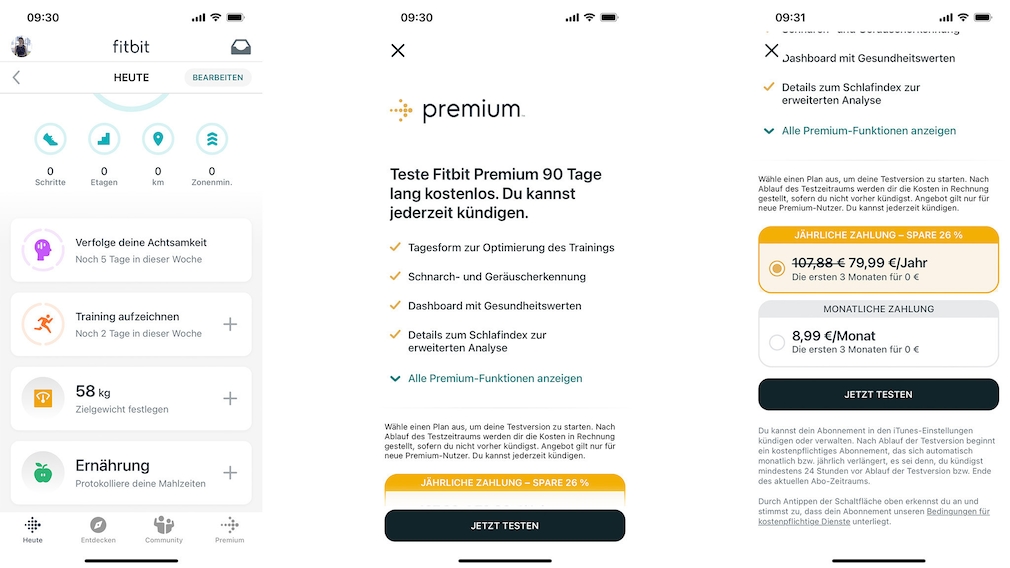 Fitbit Premium: Mitgliedschaft im Check - COMPUTER BILD
