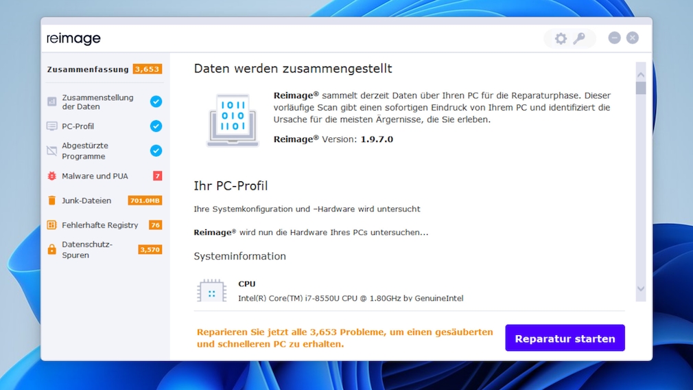 Reimage Repair im Test: Was taugt das Reparatur-Tool? - COMPUTER BILD