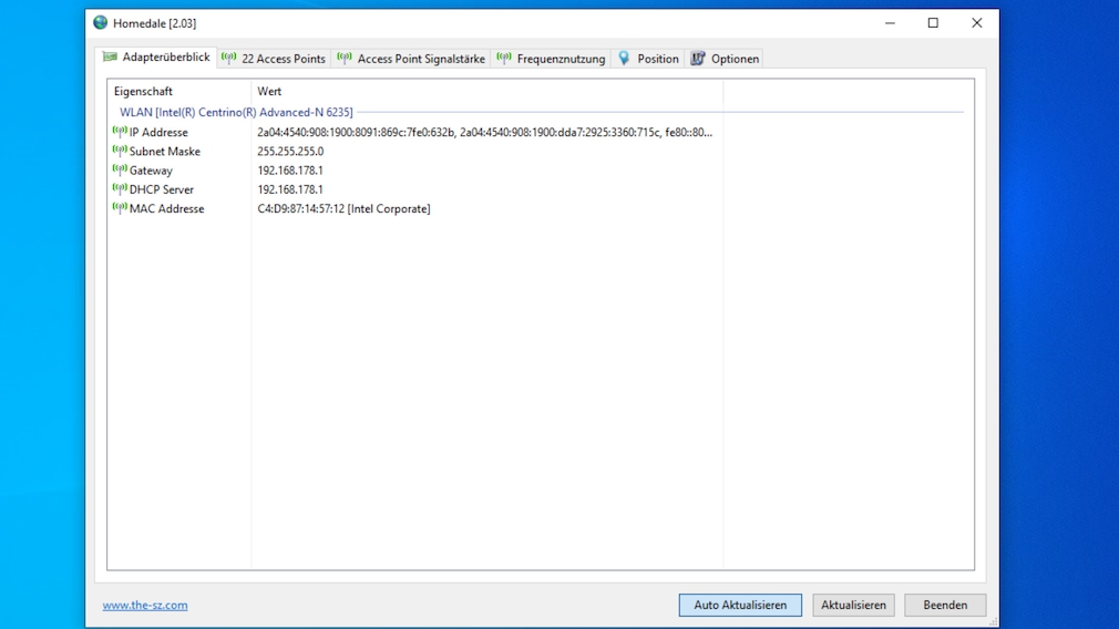 Homedale: WLAN-Monitor zeigt die stärksten WLANs an - COMPUTER BILD