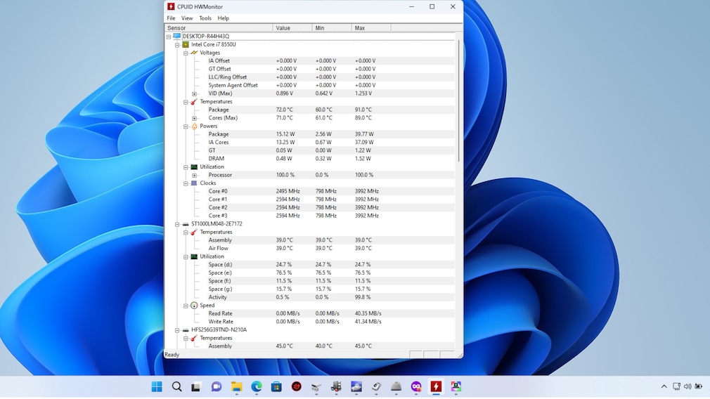 HWMonitor: Anleitung – und HWMonitor vs. HWiNFO - COMPUTER BILD