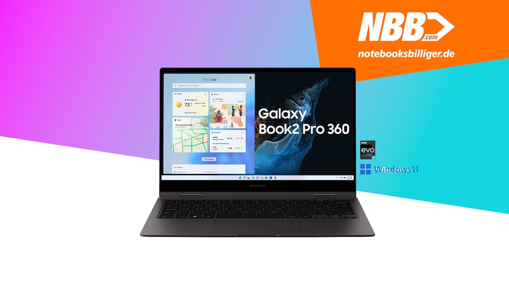 Samsung Galaxy Book2 Pro 360: Convertible zum Bestpreis - COMPUTER BILD