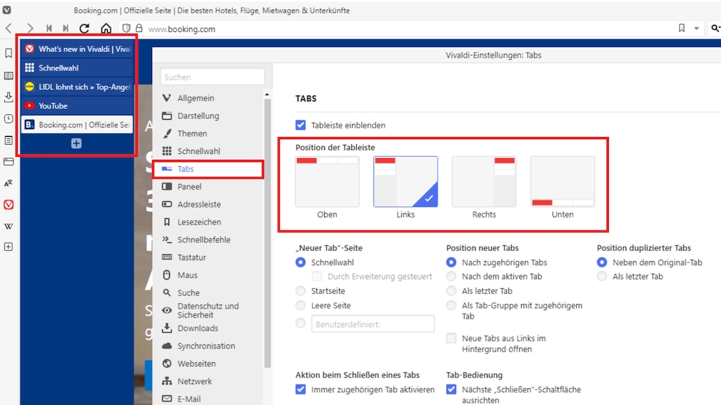 Vertikale Tabs im Browser: Firefox, Edge und Vivaldi adjustieren ...