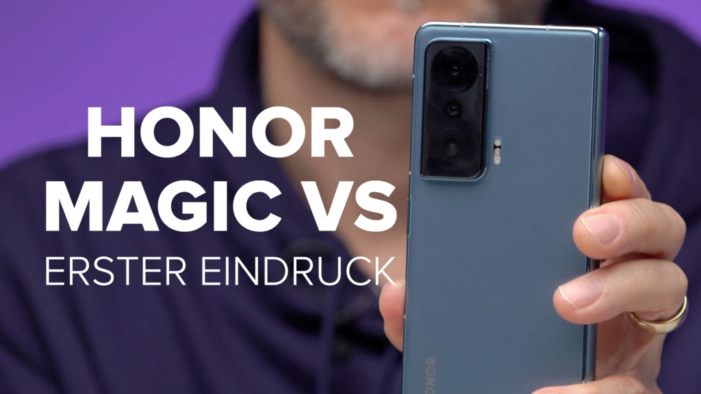 Honor Magic Vs: Falthandy aus China im ersten Hands-on-Video - COMPUTER ...