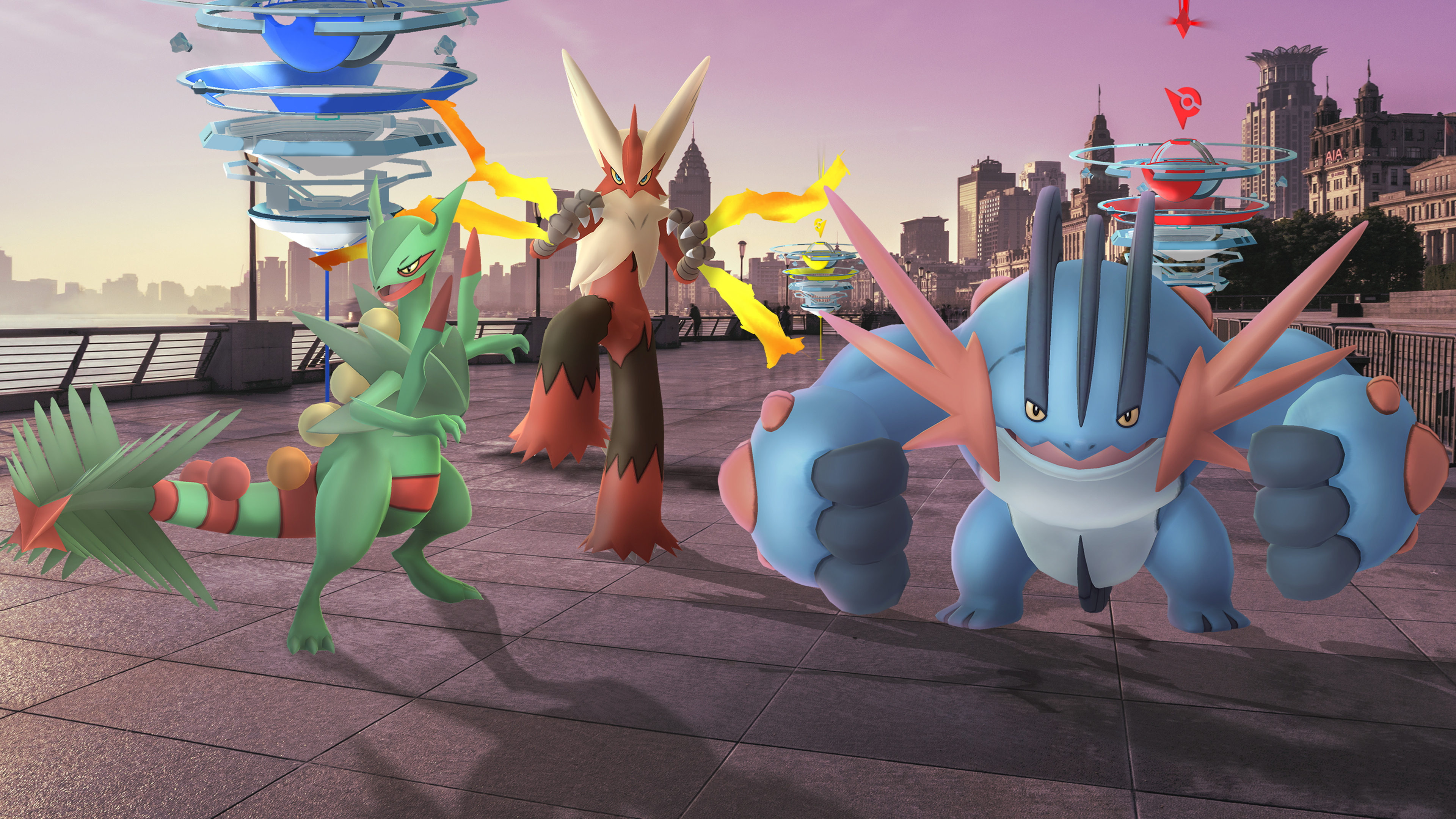 Pokémon GO: Mega-Entwicklungen von Sumpex, Lohgock und Gewaldro ...